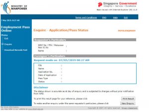Starting Work in Singapore with an MOM Notification Letter